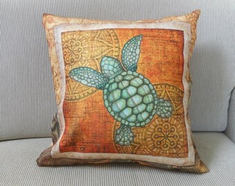 Turtle pillow | Etsy