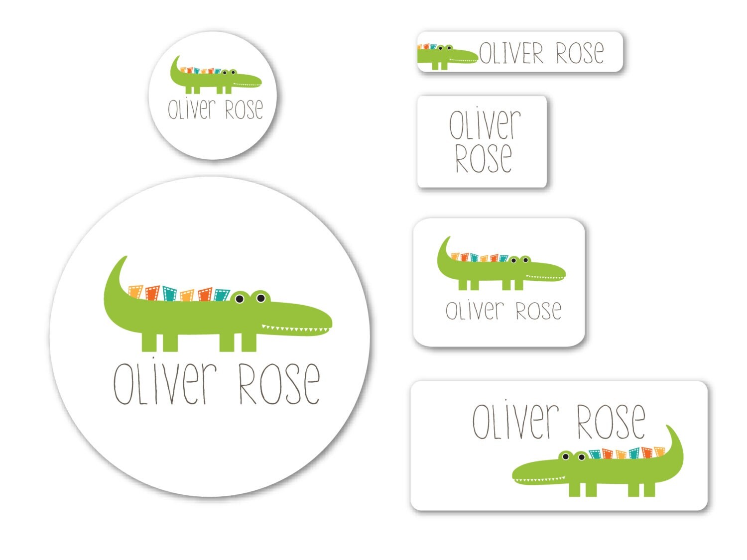 Cute Alligator School Labels Field Trips & by JellyBeanLabels