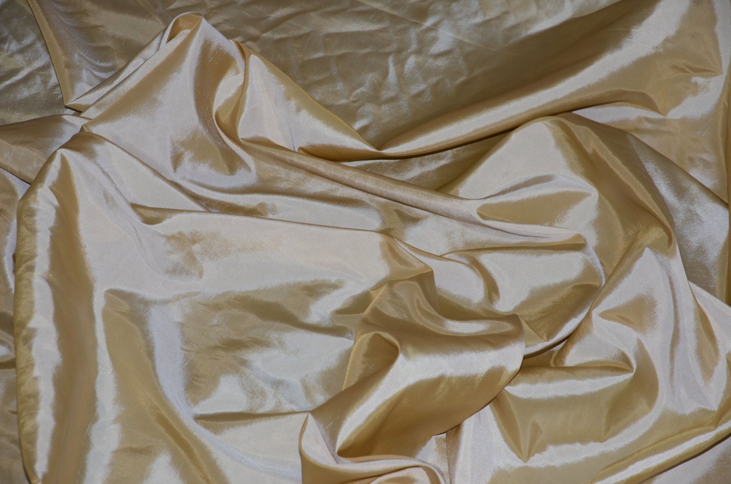Champagne Taffeta Fabric Silk Taffeta Fabric Fabric By The