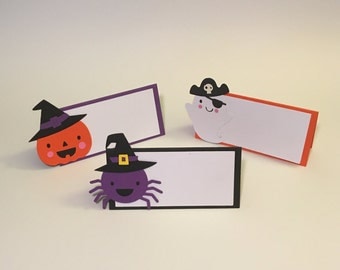 Halloween place card | Etsy
