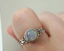 Popular items for moonstone ring on Etsy