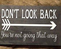 Unique dont look back related items | Etsy