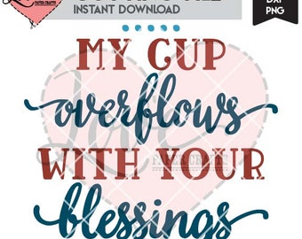 My cup overflows | Etsy