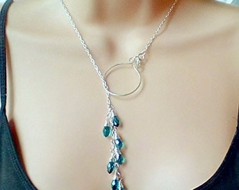 Y shaped necklace | Etsy