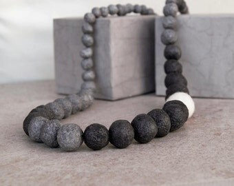 Paper mache beads | Etsy