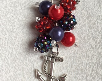 Sea glass keychain | Etsy