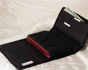 Items similar to Genuine Leather wallet --simple style purse--Men's ...