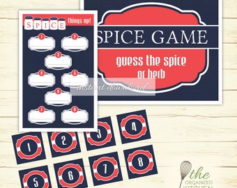 Guess the spice game | Etsy