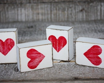 Distressed blocks | Etsy