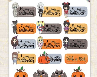 Halloween countdown | Etsy