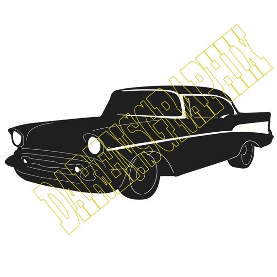 DXF File 57 Chevy