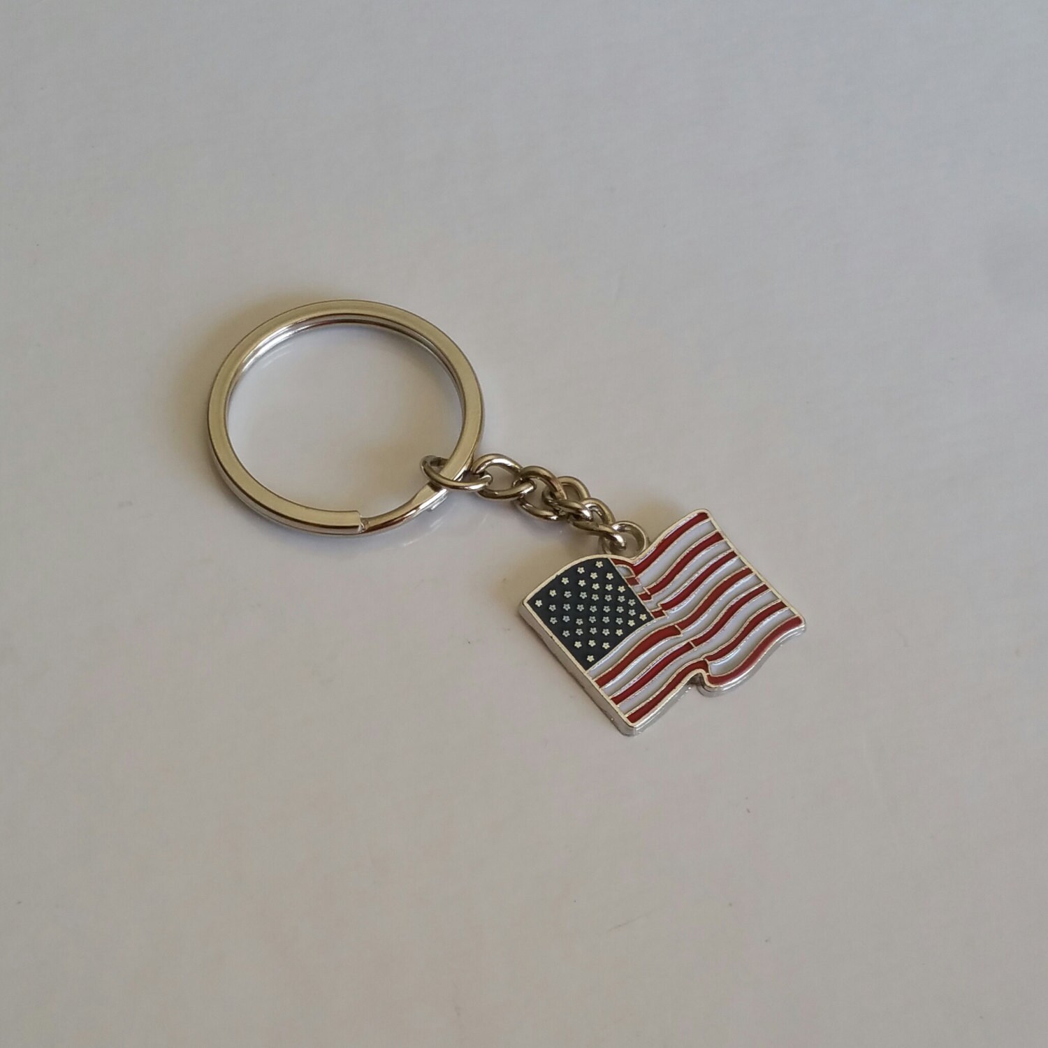 United States Flag Keychain USA Flag Keychain Patriotic
