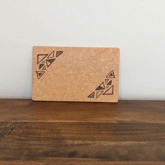 Engraved Cutting Board Triangles