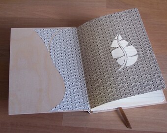 Wooden book cover | Etsy