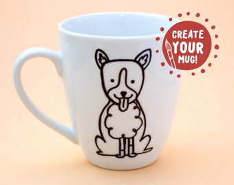 Custom pet mug | Etsy