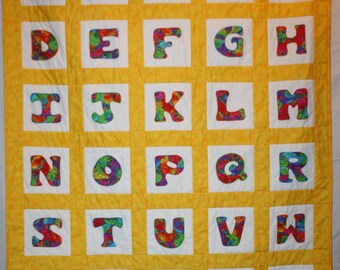 Alphabet quilt | Etsy