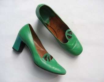 Kelly green shoes | Etsy