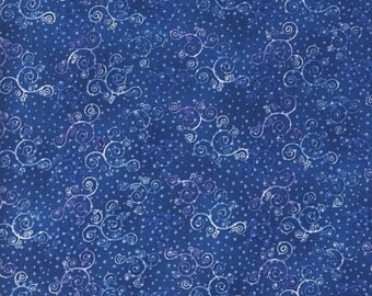 Blue swirl fabric | Etsy