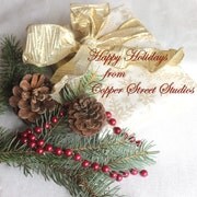 Copper wire hair accessories hats necklaces by CopperStreetStudios