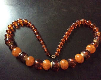 Bakelite necklace | Etsy