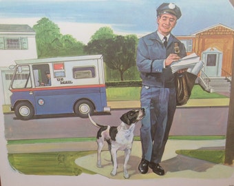 Vintage mailman | Etsy