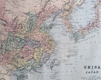 Unique atlas china related items | Etsy