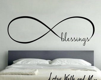 Blessings wall decal | Etsy