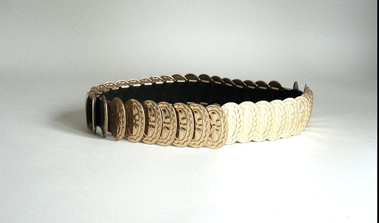 Womens Gold Metal Stretch Belt – Haute Juice