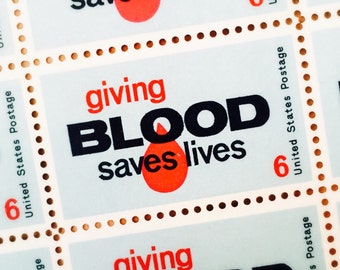 Unique blood donor stamp related items | Etsy