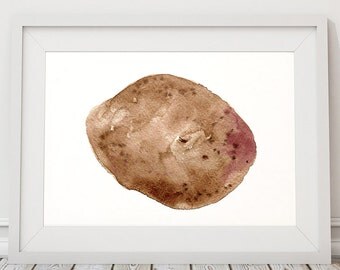 Potato print | Etsy