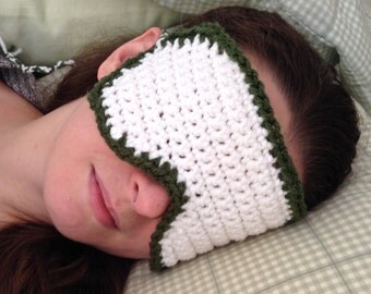 Crochet sleep mask | Etsy