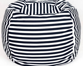 Navy blue pouf | Etsy