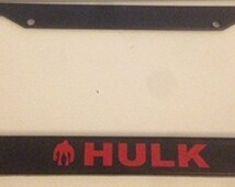 Unique hulk license plate related items | Etsy