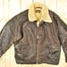 Vintage 1960's/70's Brown US NAVY M444 Leather Flight