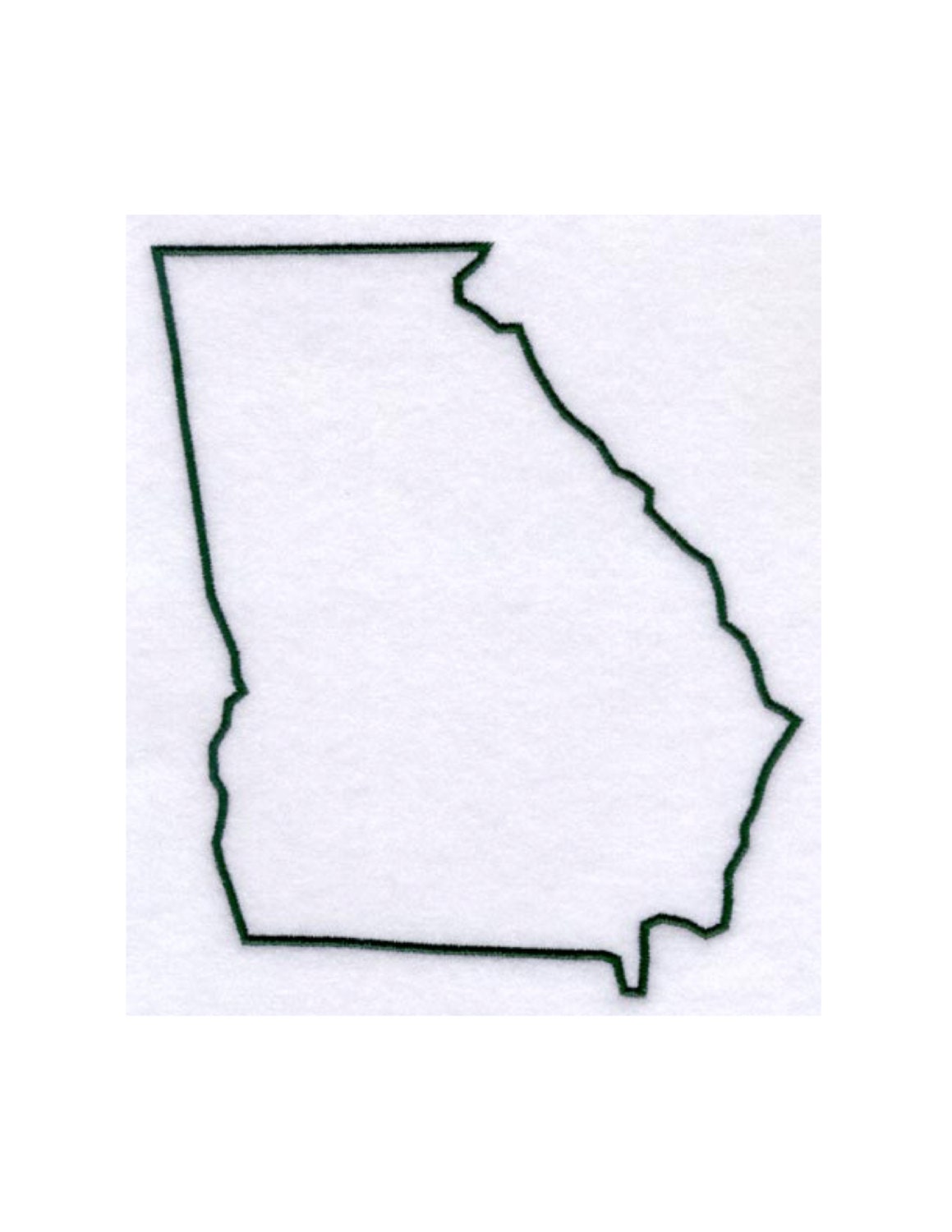 Pack of 3 Georgia State Stencils Made From by WoodburnsNewEngland