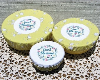 Unique reusable bowl covers related items | Etsy