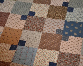 Batik Tulips Vintage Reproduction Quilt Pattern