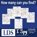 LDS I Spy Find the pictures Count the images 5 pages 1