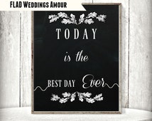 Unique best day ever sign related items | Etsy