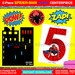 SUPERHERO NUMBER 5 Superhero Printables Number 5