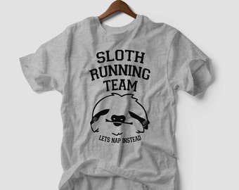 Sloth running team | Etsy
