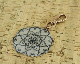 Mandala key chain | Etsy