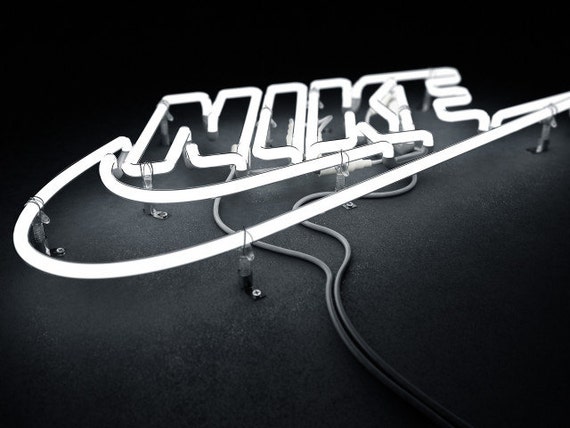 Items similar to Neon sign / Nike / Nike logo / Neon sign light ...