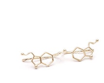 Unique molecule earrings related items | Etsy