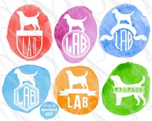 Unique dog monogram svg related items | Etsy