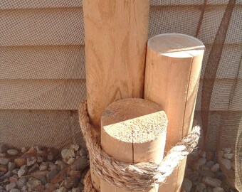 Beach Piling dock piling nautical decor beach wedding