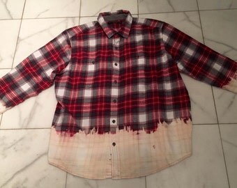 Bleached flannel | Etsy