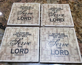 Bible verse coasters | Etsy
