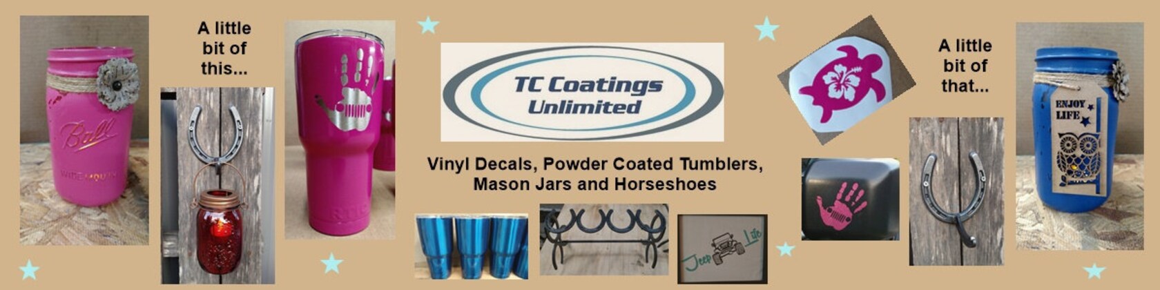 Vinyl Graphic Decals and Powder Coating by TCCoatingsUnlimited