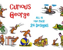 Unique monkey embroidery related items | Etsy